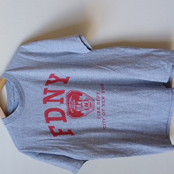 Vintage | Shirts | Vintage Fdny City Of New York Fire Dept Graphic Tee ...